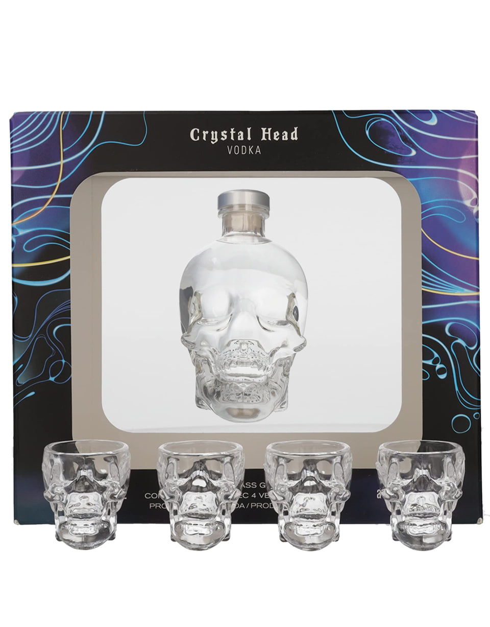 Buy Crystal Head Skull Shot Glass 4 Pack Quality Liquor Store