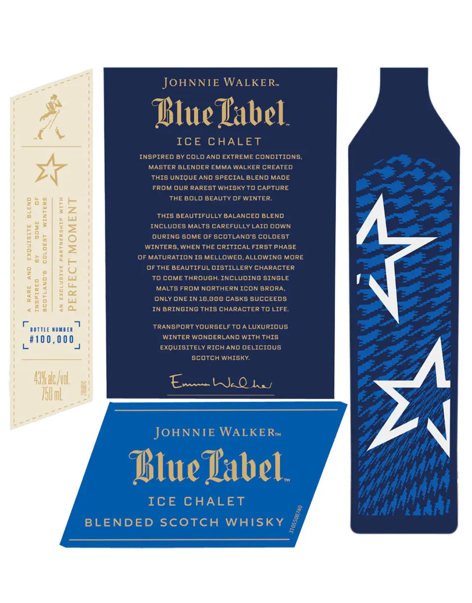 Johnnie Walker x Perfect Moment Blue Label Ice Chalet Scotch Whisky ...