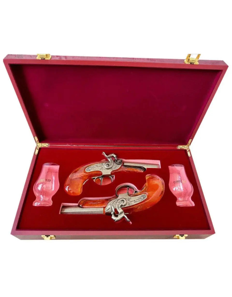 Buy H.Deringer Bourbon Whiskey Pistol Set 2x200ml | Quality Liquor Store