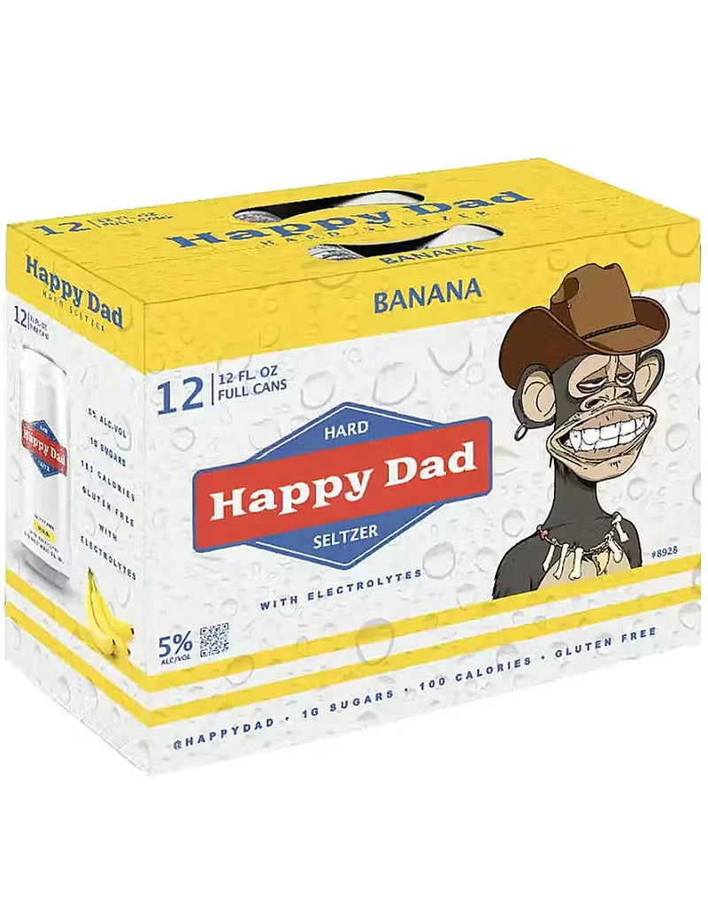 Buy Happy Dad Banana Hard Seltzer 12 Pack Quality Liquor Store