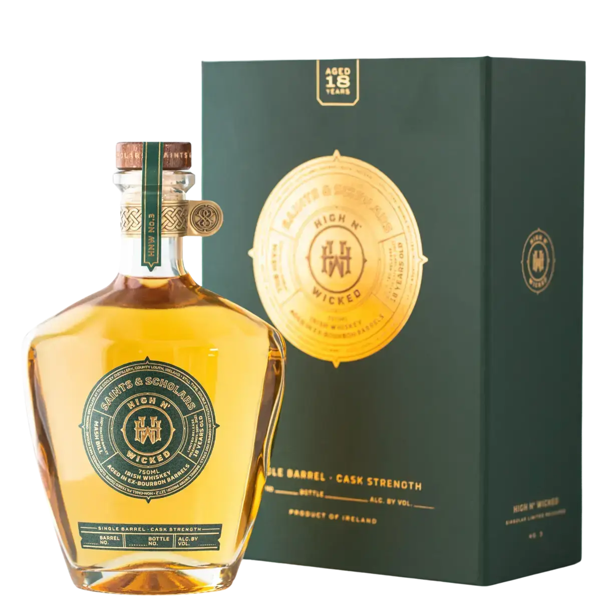 Buy High N’ Wicked Saints & Scholars 18 Year Old Single Malt Whisky ...