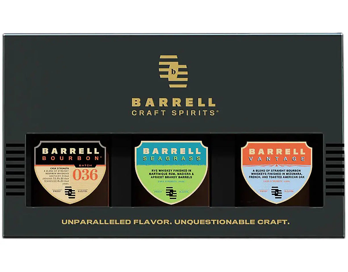 Barrell Craft Whiskey 3 Bottle Gift Set | Whiskey - Quality Liquor ...