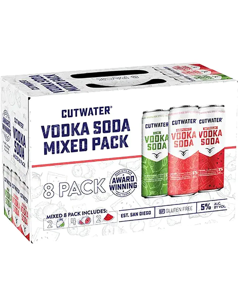 Buy Cutwater Vodka Soda Variety Pack Cocktail | Quality Liquor Store