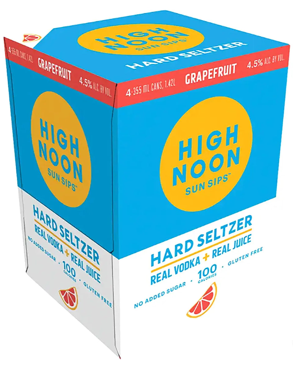 High Noon Sun Sips Grapefruit Hard Seltzer 4-Pack | Quality Liquor