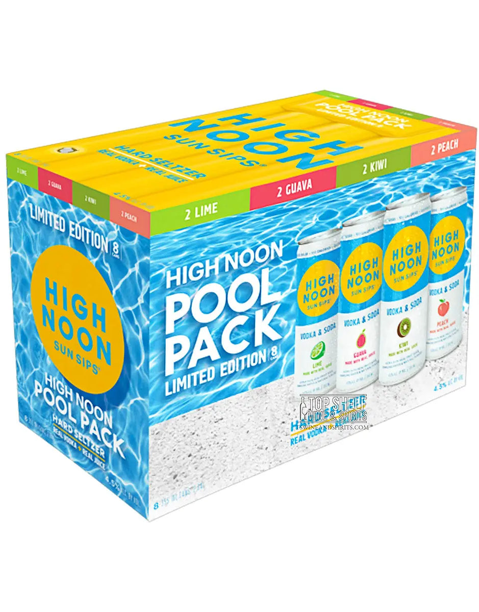 High Noon Pool Variety Pack Hard Seltzer – Vodka & Real Fruit Juice ...