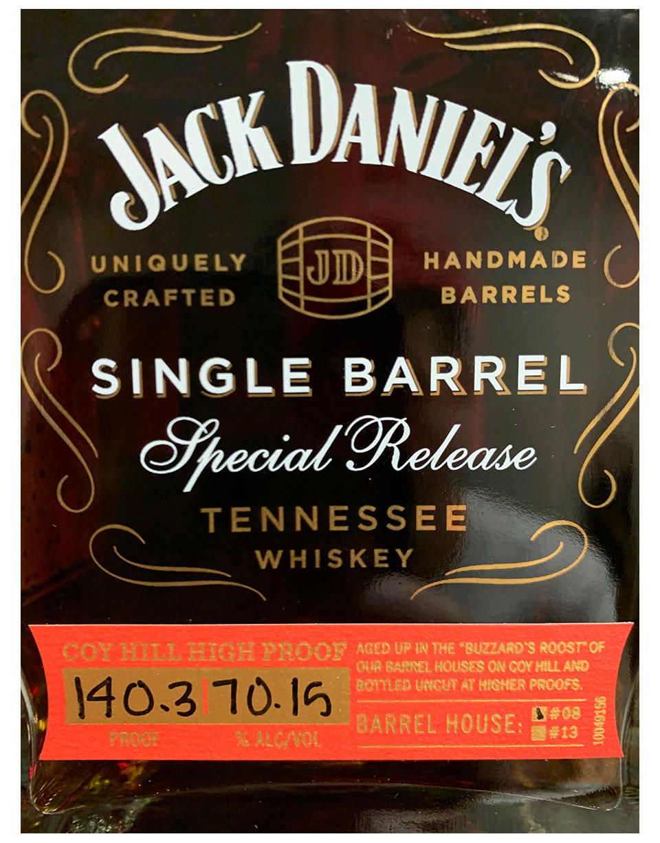 Jack Daniel's Single Barrel Coy Hill High Proof Whiskey | Quality ...