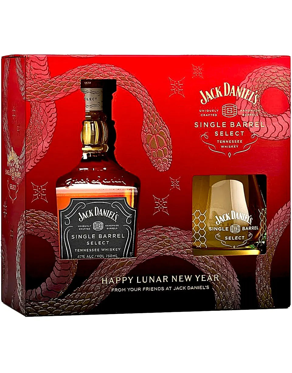 Buy Jack Daniel's Single Barrel Select Lunar New Year 2025 with Glass ...