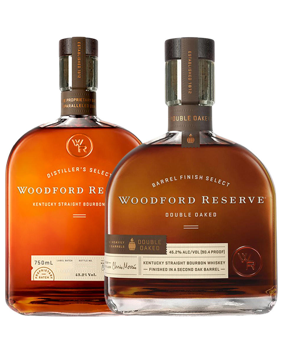 Woodford Reserve Double Oaked And Bourbon 2 Pack Combo Quality Liquor