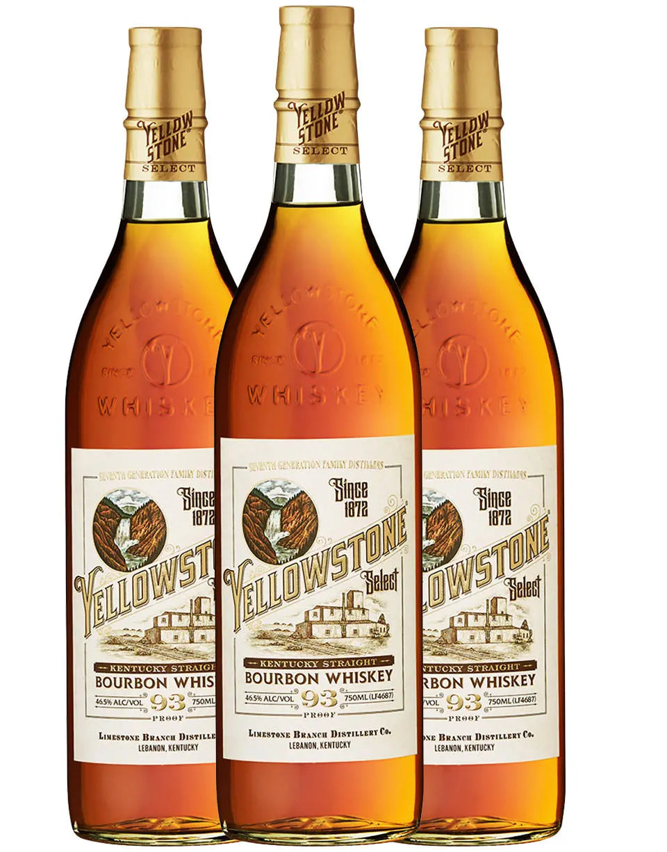Buy Yellowstone Select Kentucky Straight Bourbon Whiskey 3-Pack ...
